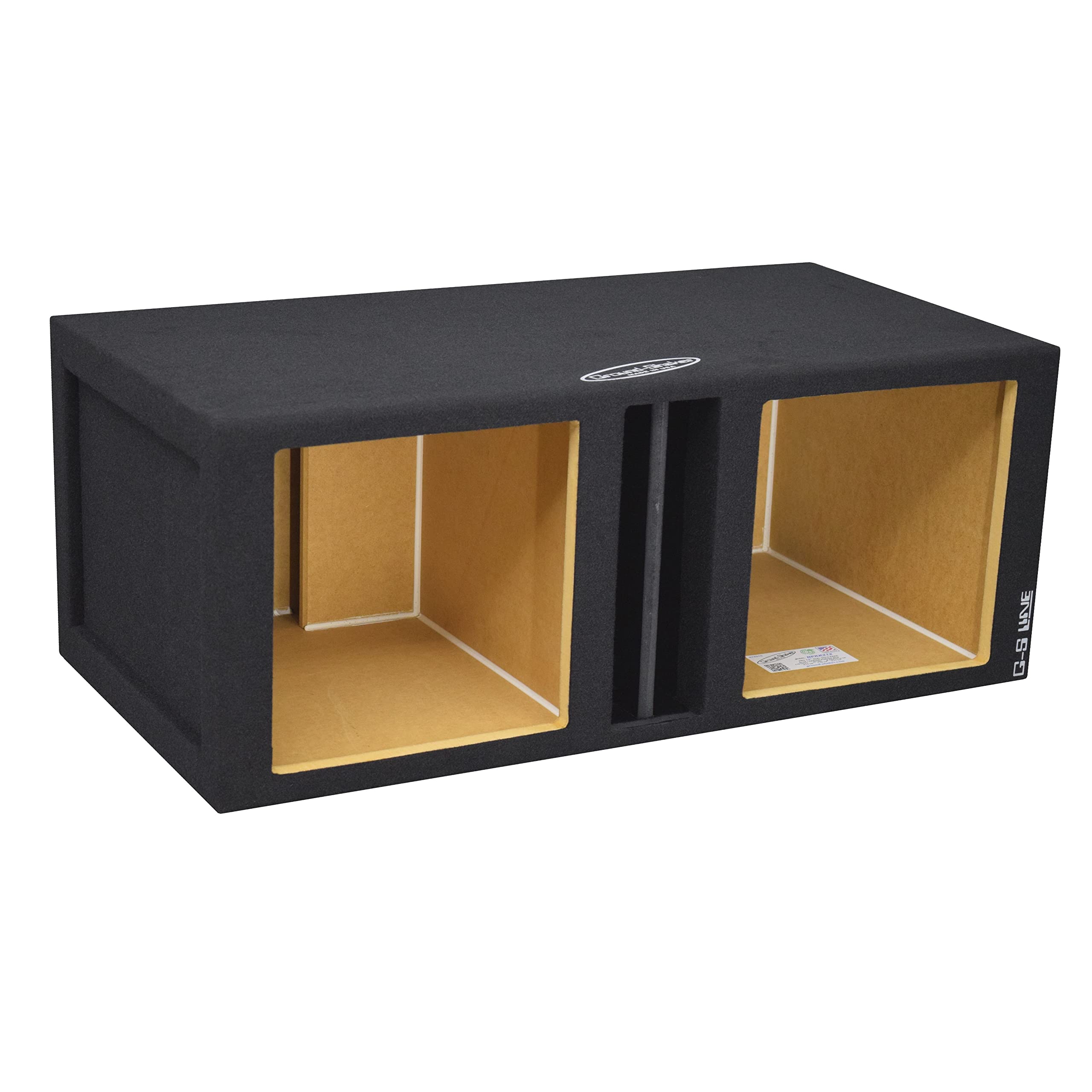 Buy 12" Dual Center Ported Vented Sub Box Subwoofer Enclosure Ground ...