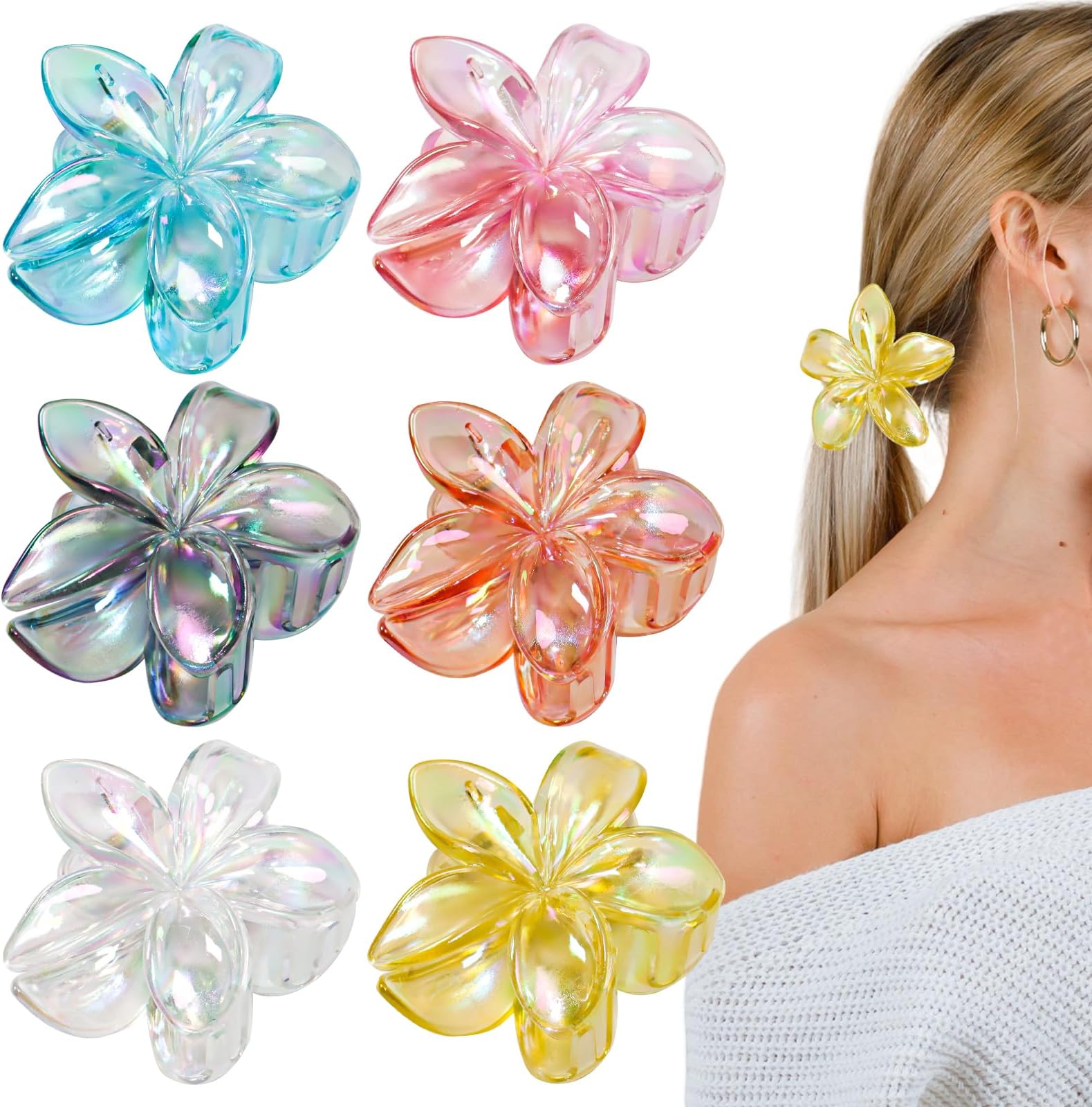 Amazon.com : ATODEN Small Hair Clips for Thin, Fine, and Short Hair - 8 ...