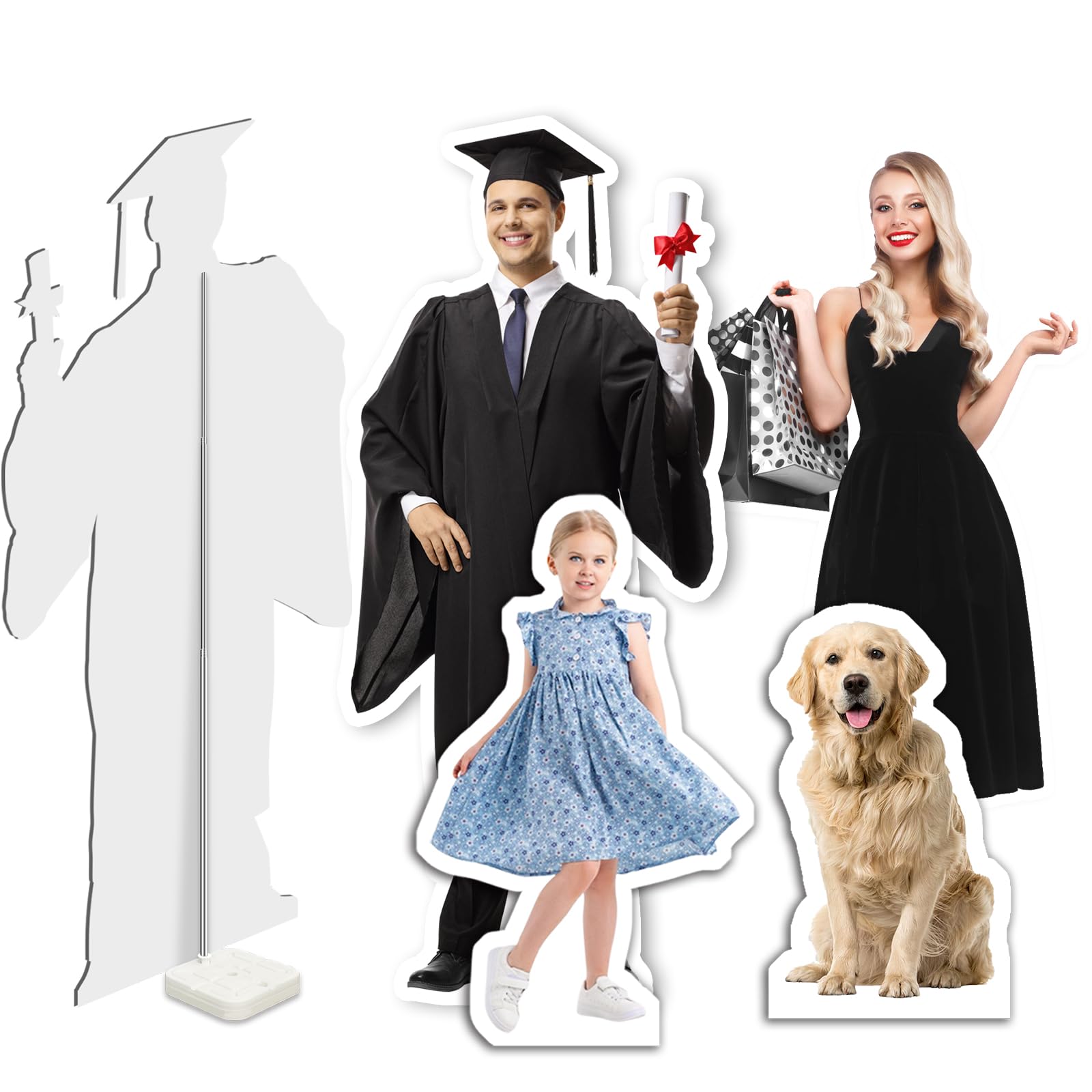 Amazon.com: Custom Life Size Cardboard Cutout Personalized Picture Card ...