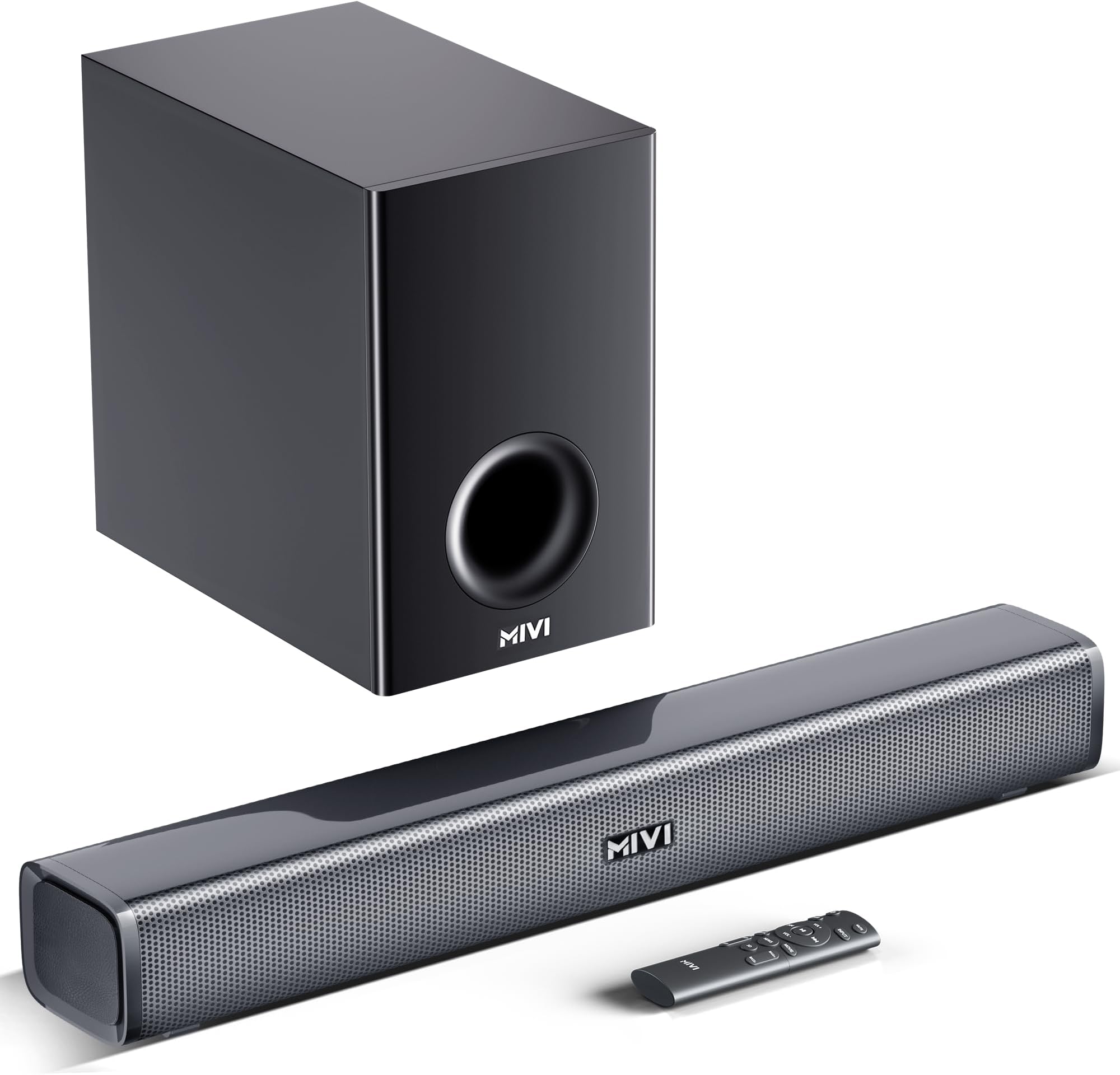 Mivi Fort H160 Soundbar, [Newly Launched]- 160 Watt Home Theatre Sound ...