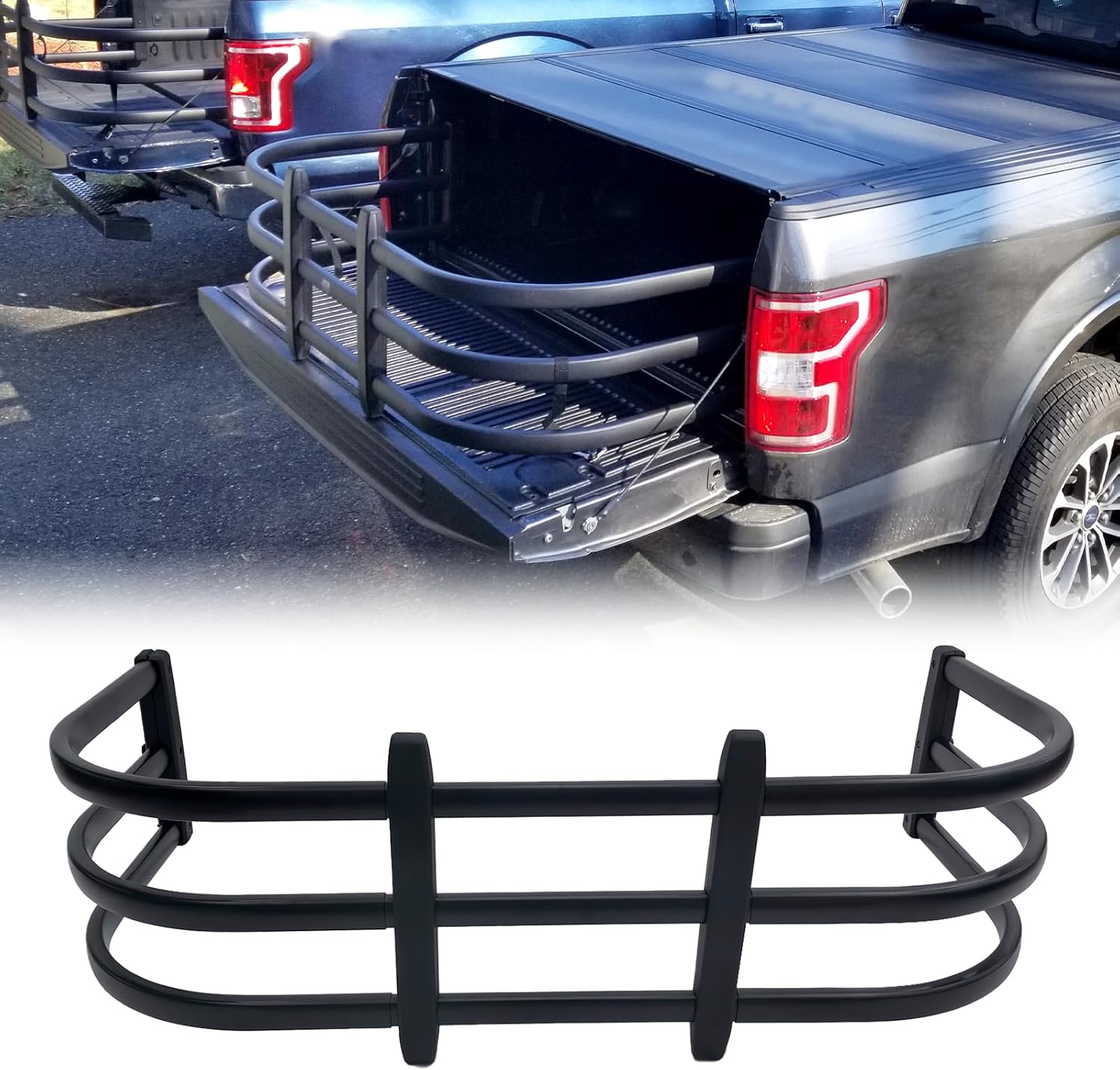 Amazon.com: ACUNTCTO Truck Bed Extender, Universal Tailgate Extension ...