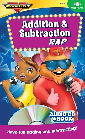 Amazon.com: Addition & Subtraction Rap Audio CD and Book by Rock 'N ...