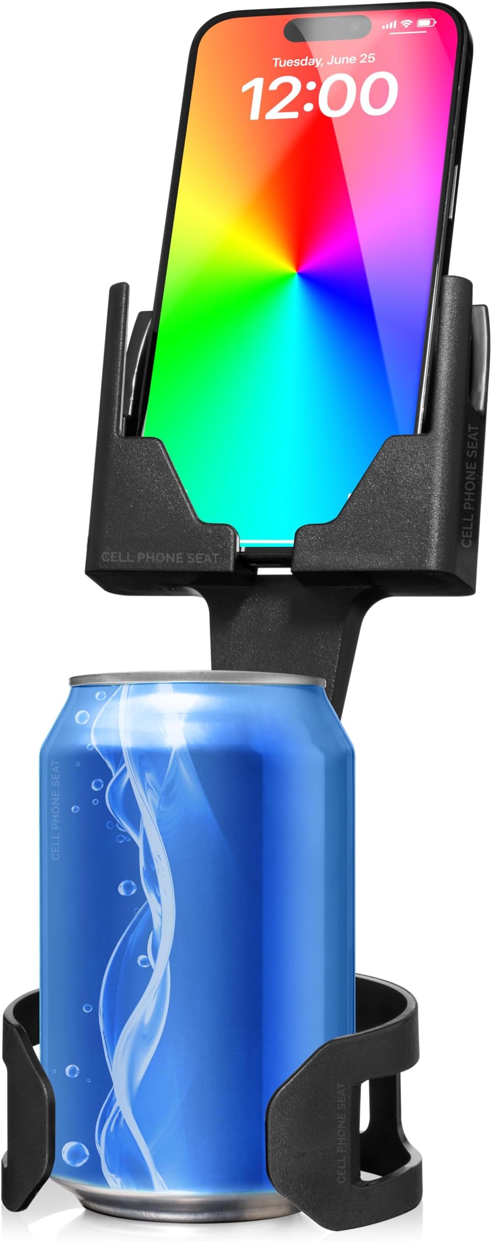 CELL PHONE SEAT – Phone & Cup Holder Made in USA – Fits Phones with or ...