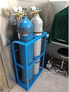 Amazon.com: Oxygen Tank Cylinder Holder Rack Stand - Heavy-Duty ...