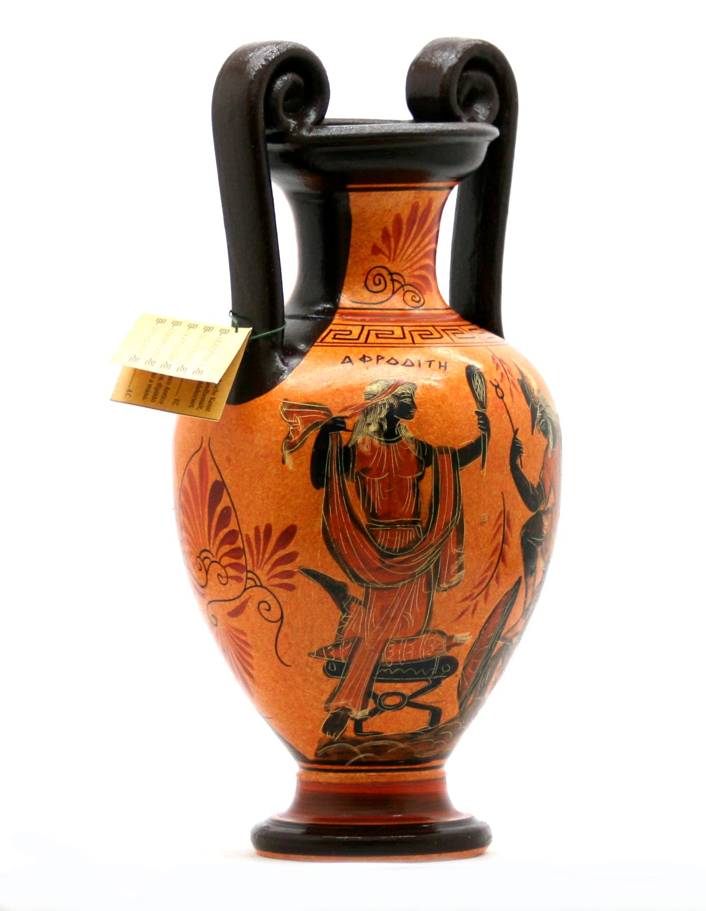 Greek Goddess Aphrodite & God Hermes & God Zeus Vase Pot Ancient Greek ...