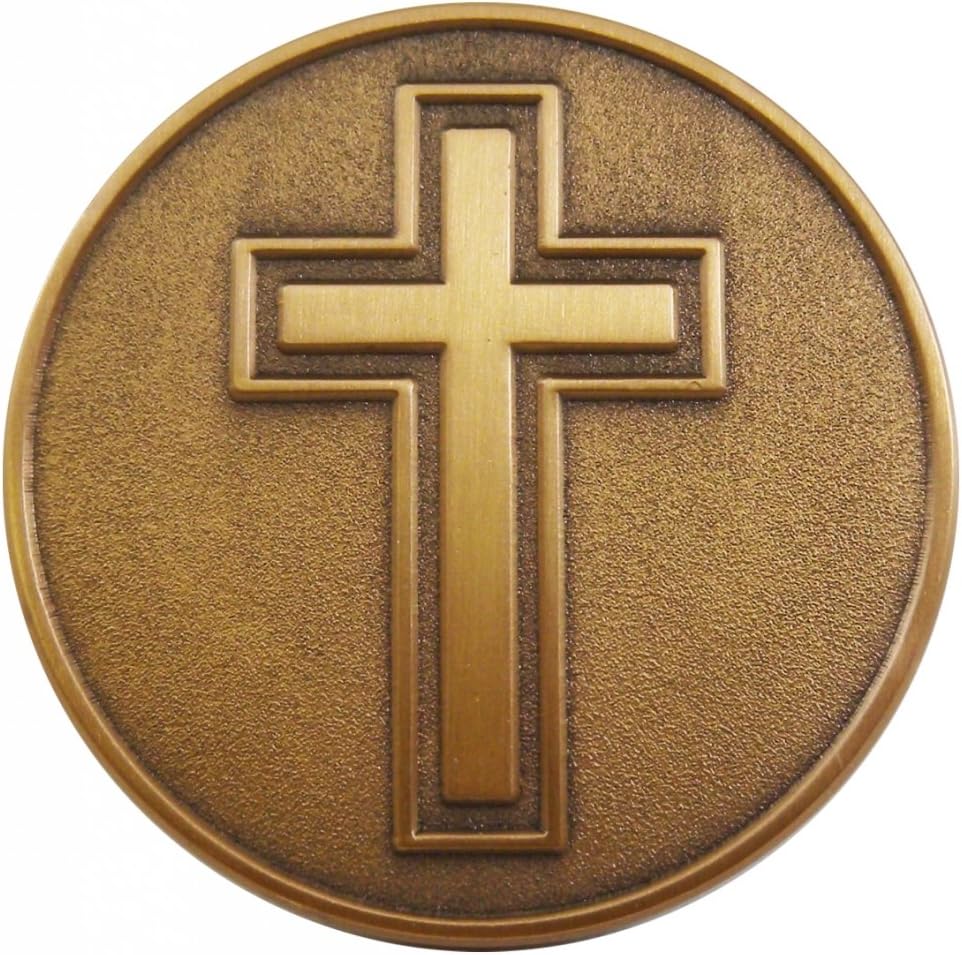 Amazon.com: Christian Coin Cross Coin Collectible Gifts Religious ...