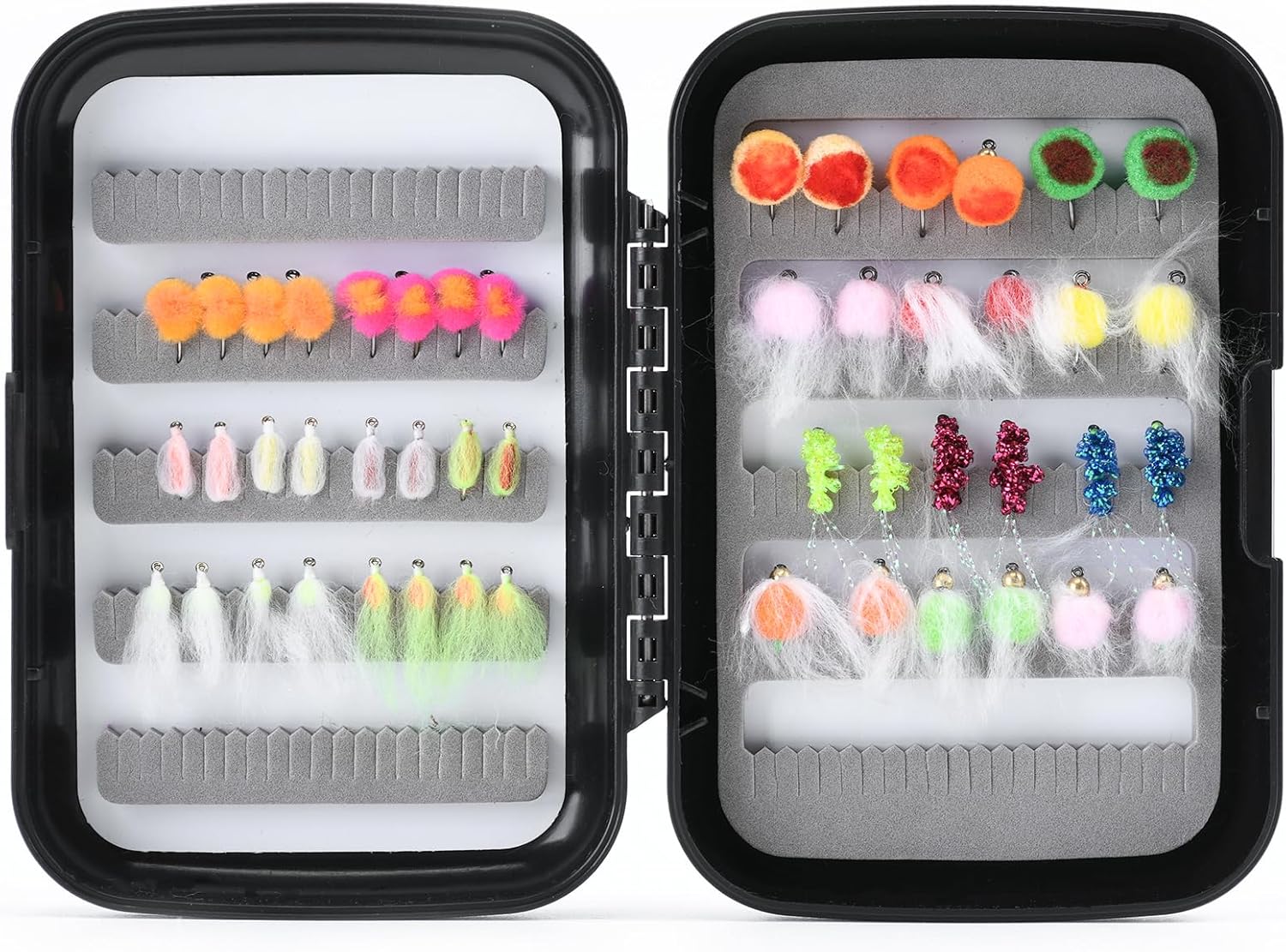 Amazon.com : goture Fly Fishing Flies,48pcs Egg Flies Eggs and Crystal ...