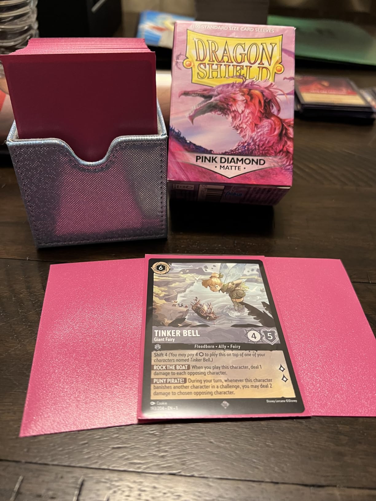 Amazon.com: Dragon Shield Matte Diamond Pink Standard Size 100 ct Card ...