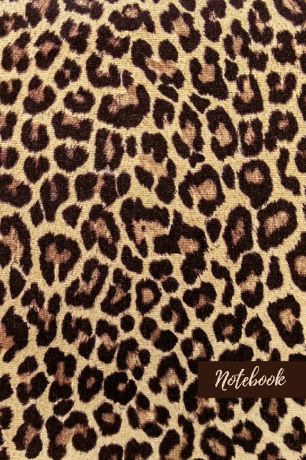 Leopard Print Notebook: A Blank Lined Journal with an Attractive ...