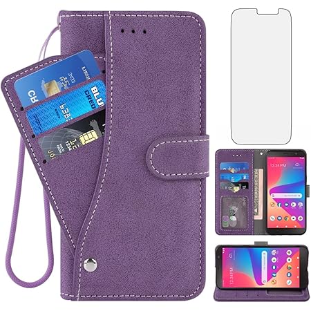 Amazon.com: Asuwish Compatible with Tracfone BLU View 2 B130DL Wallet ...