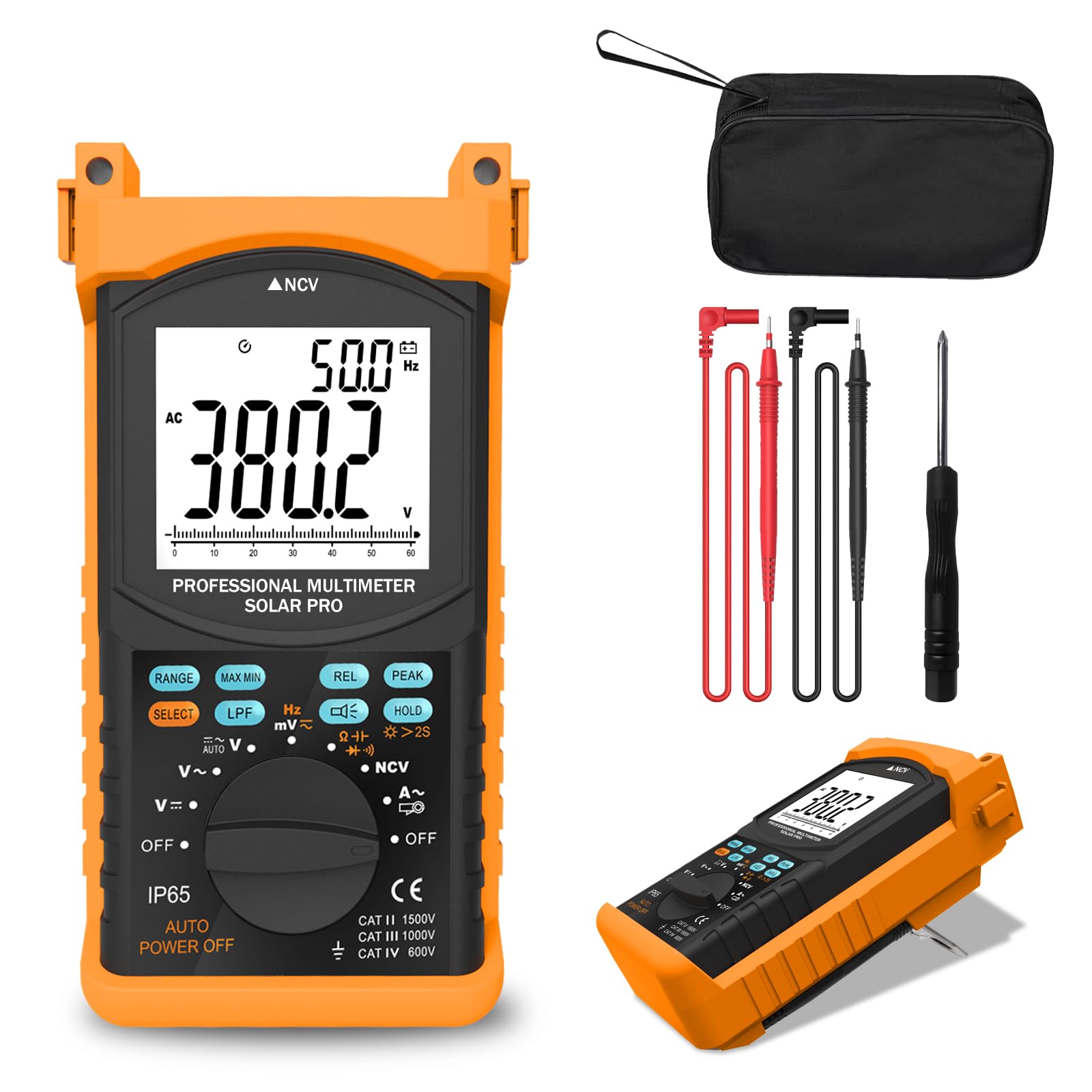 BTMETER Professional Multimeter 6688T, 6000 Count Industrial Electrical ...