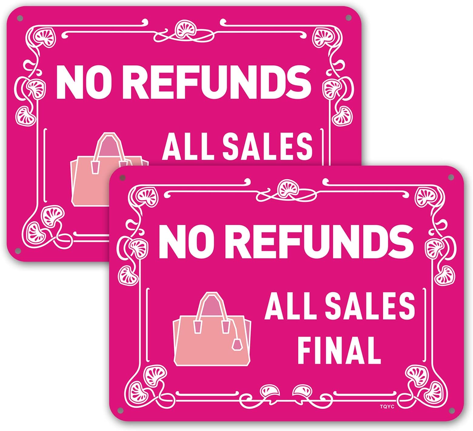 Amazon.com: SmartSign “Sorry - No Refund, Exchange Only” Store Policy ...