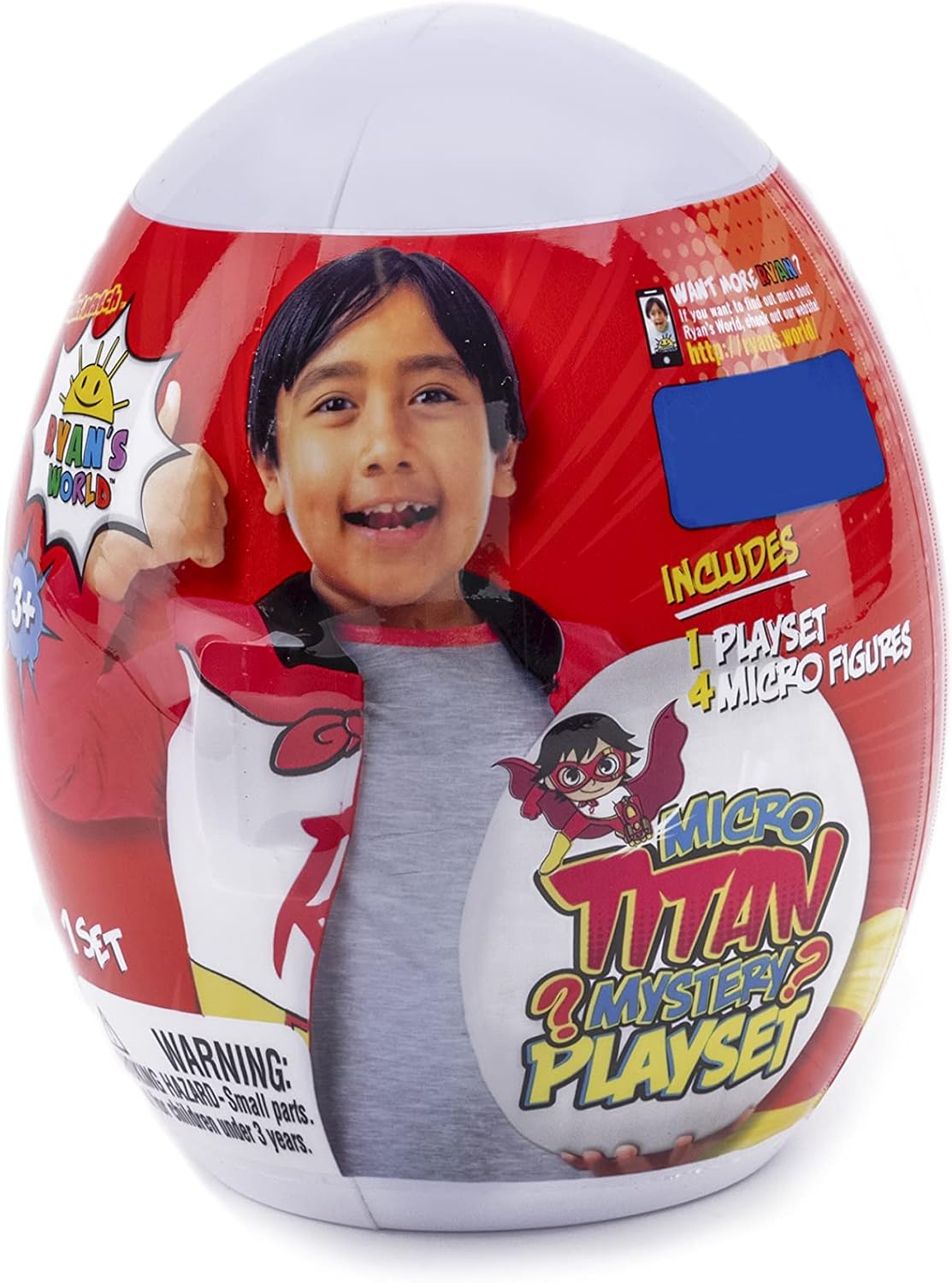 Ryan's World: Mystery Egg Adventure Playset | Discover Ryan's Titan ...
