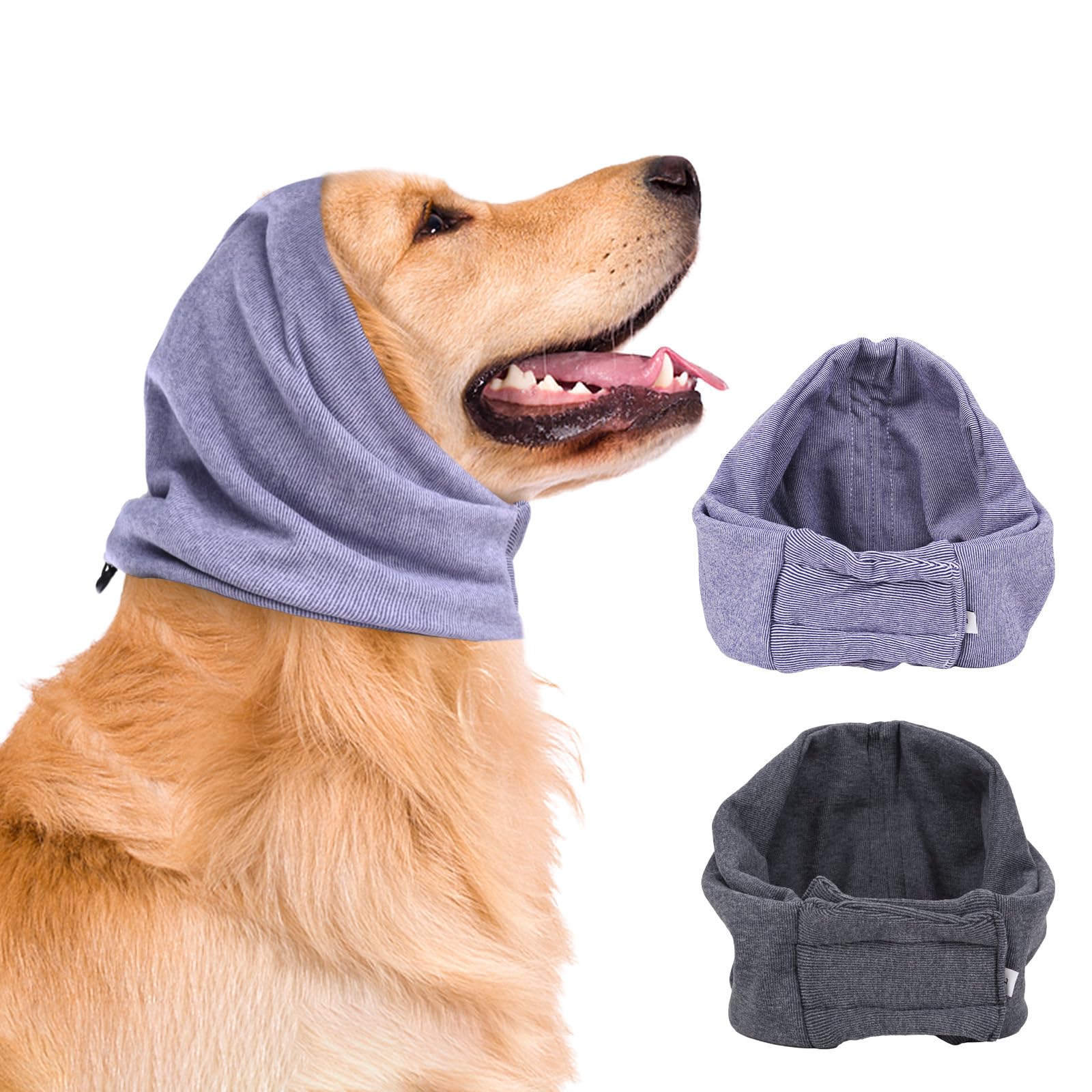 SGQTZDZQ 2 Pack Dog Snood Ear Protector, Dog Ear Defenders to Keep Neck ...