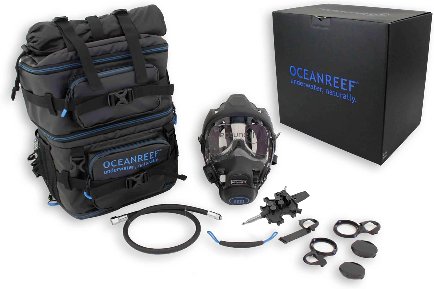 Amazon.com : OCEAN REEF - Neptune III - Full Face Mask - Fully ...