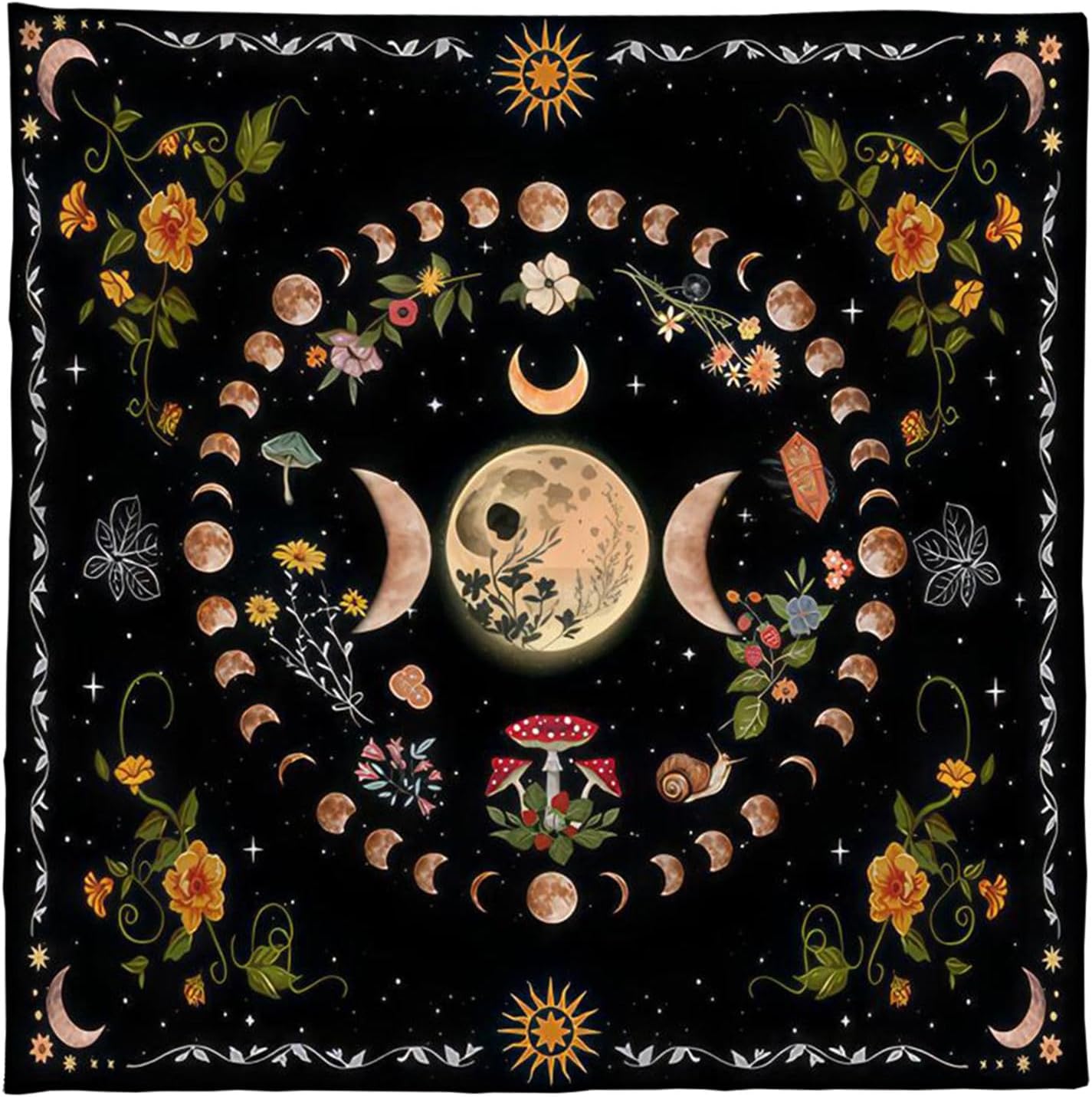 Amazon.com: BYVUTE Altar Cloth, Tree of Life Altar Purple Tapestry ...