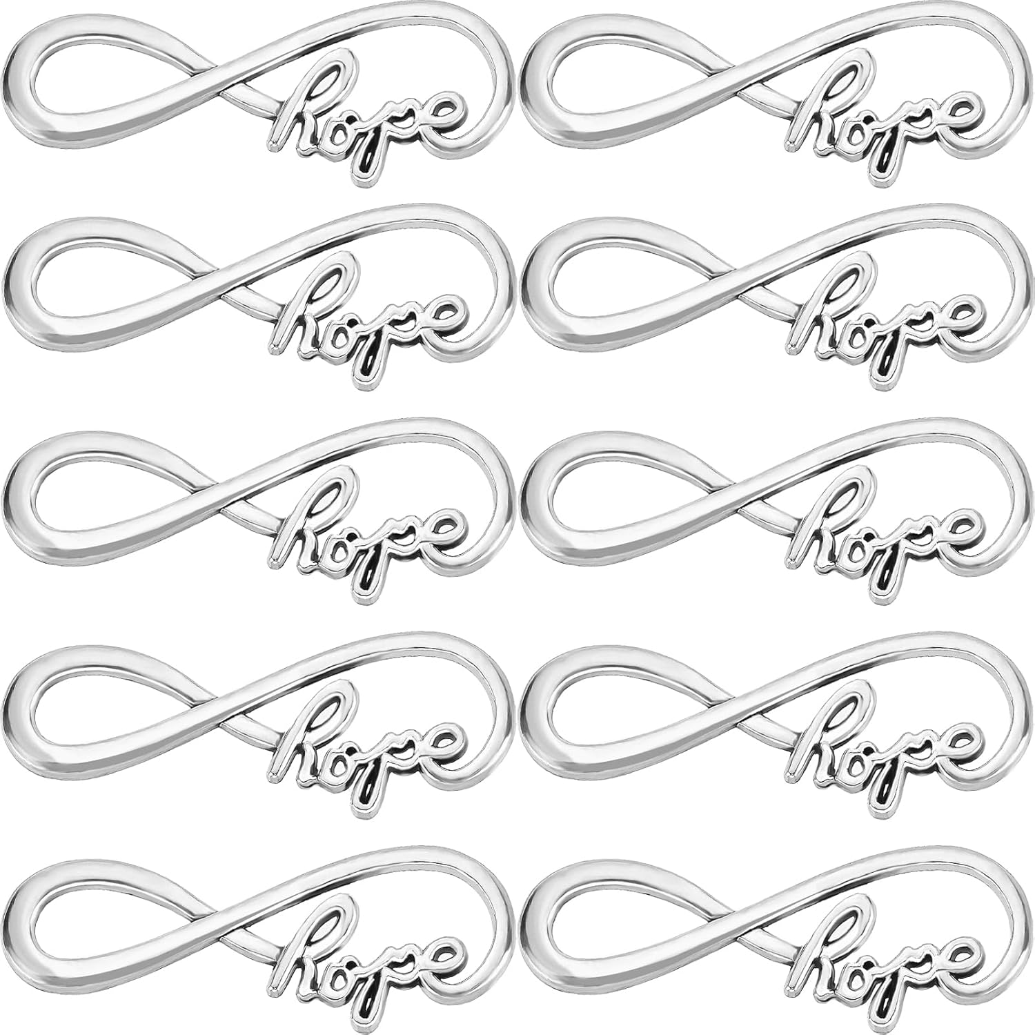 Amazon.com: SUNNYCLUE 1 Box 50Pcs Infinity Connectors Infinity Link ...