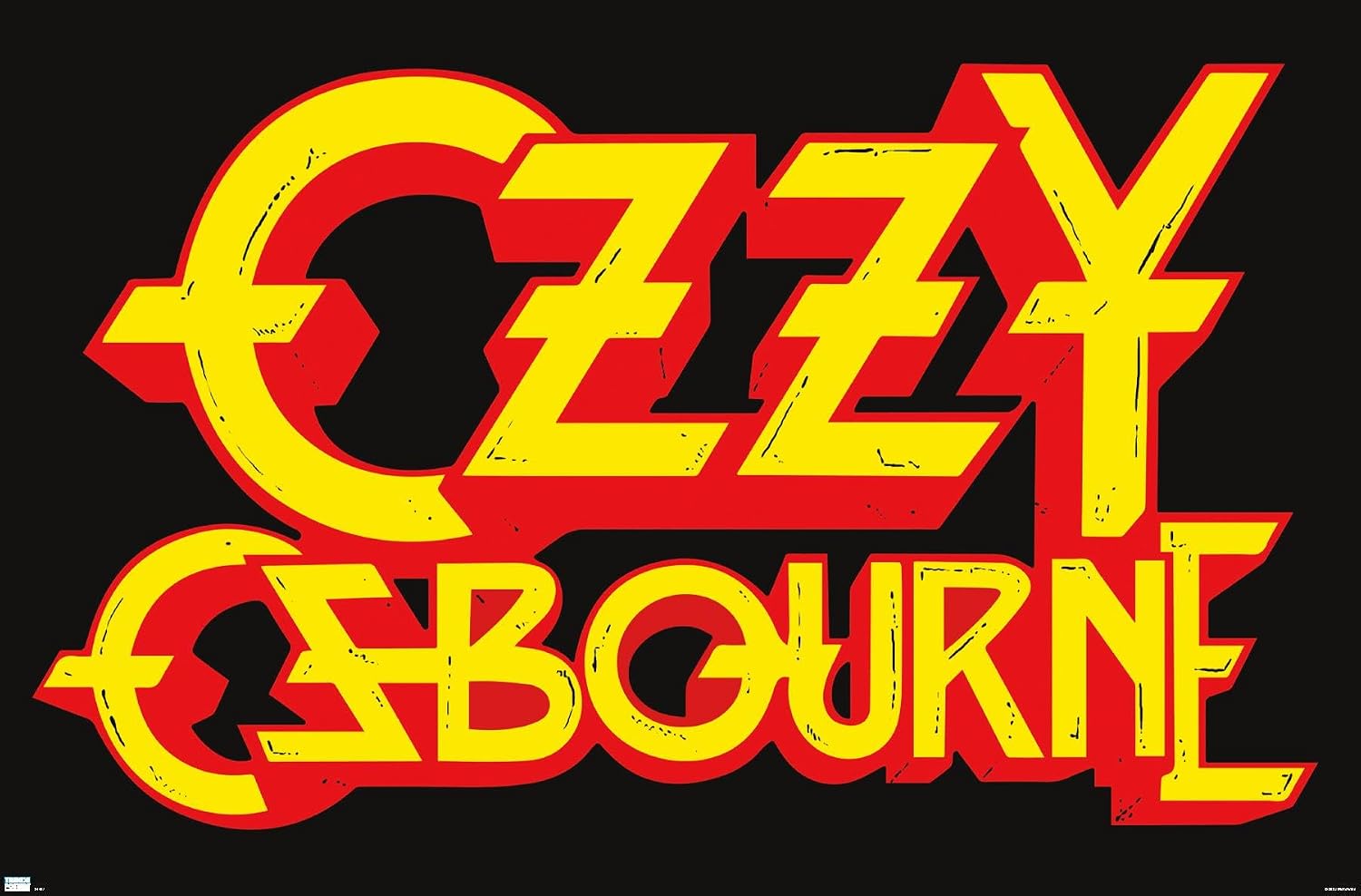 Amazon.com: Trends International Ozzy Osbourne - Name Logo Wall Poster ...
