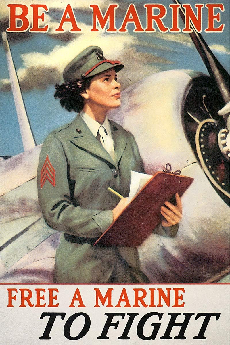 Amazon.com: Ready - Join the U.S. Marines - New Vintage Reproduction ...