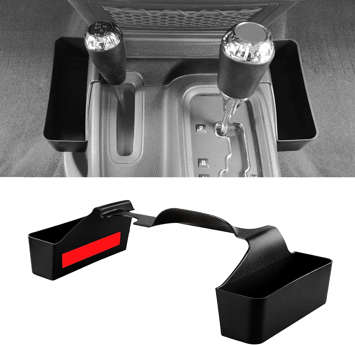 Buy cartaoo JK Shifter Storage Box for Jeep Wrangler Accessories?Gear ...