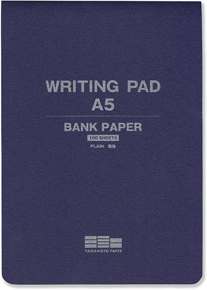 Amazon | WRITING PAD A5 / BANK PAPER | ノート | 文房具・オフィス用品