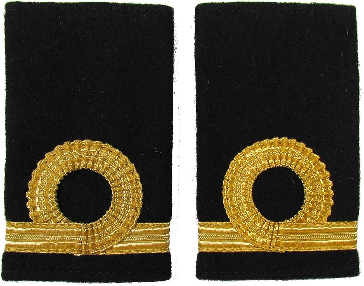 Epaulette Merchant Navy Third Officer Third Mate Slip On Round Curl ...
