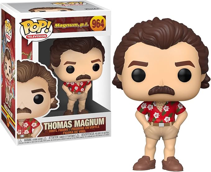 Amazon.com: Funko Pop! Television: Magnum P.I. - Thomas Magnum ...
