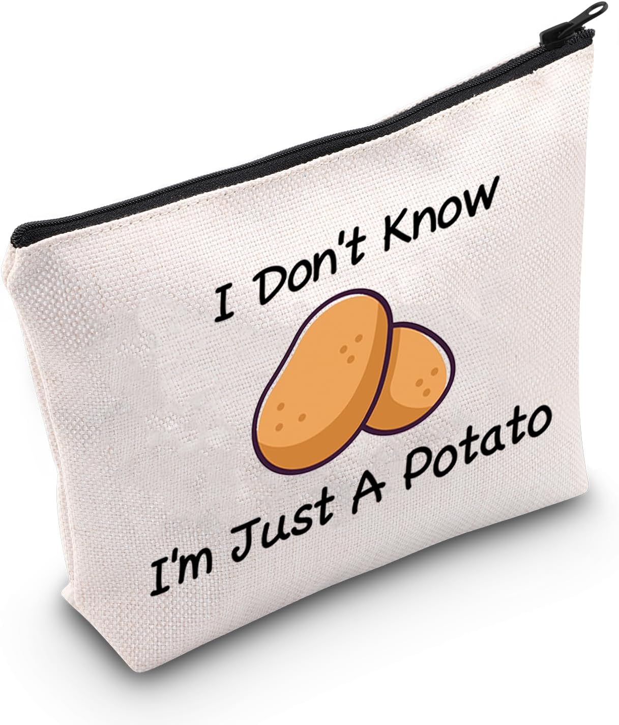 Amazon.com: MNIGIU Funny Potato Cosmetic Bag I Don't Know I'm Just A ...