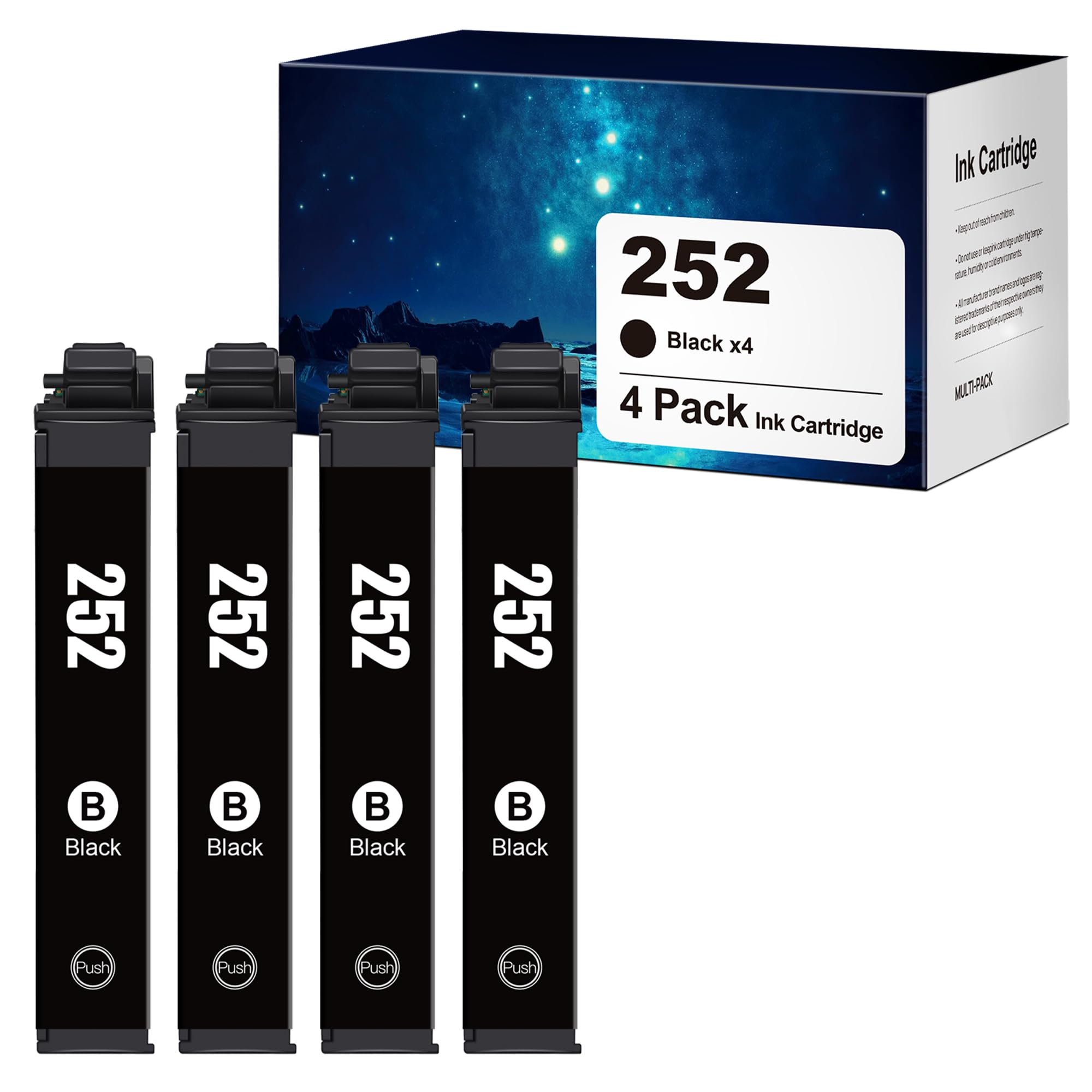 Amazon.com: Generic 252 Ink Cartridges Remanufactured Replacement for ...