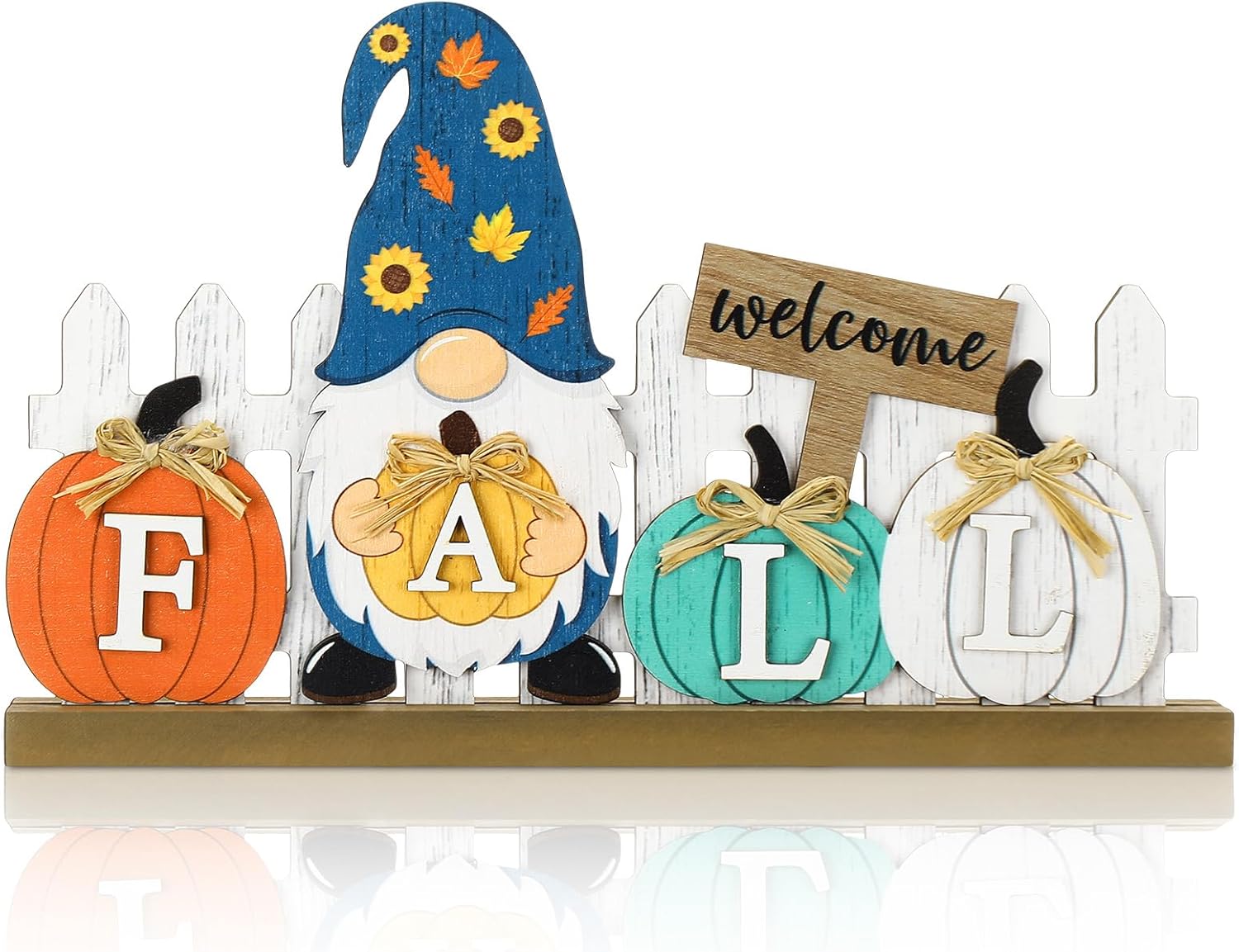 Amazon.com: Realspring Metal Sign Rustic Table Decor Holiday Tiered ...