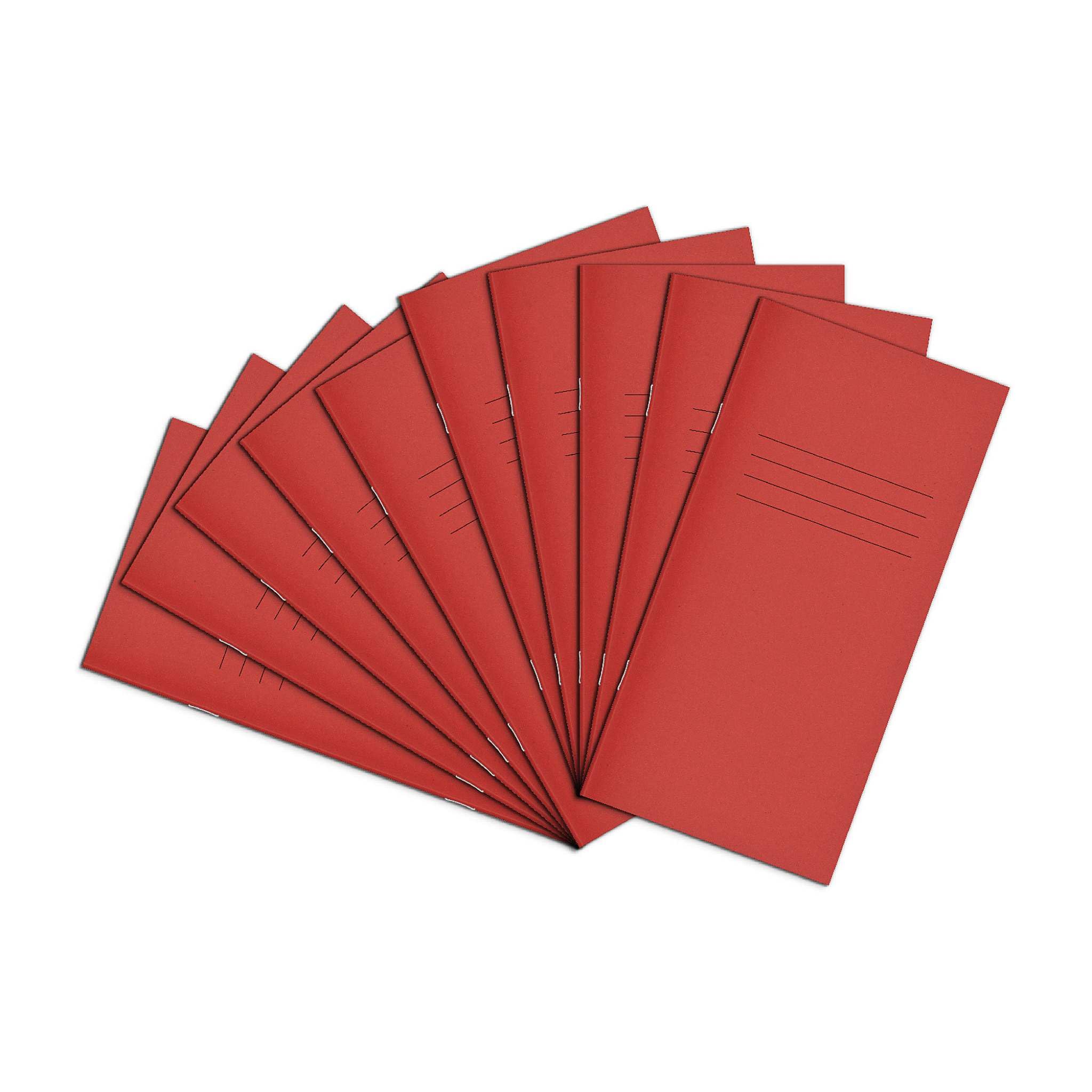 Rhino Vocabulary Exercise Book (8 x 4) | 8mm Lined | Red | 32 Page / 10 ...
