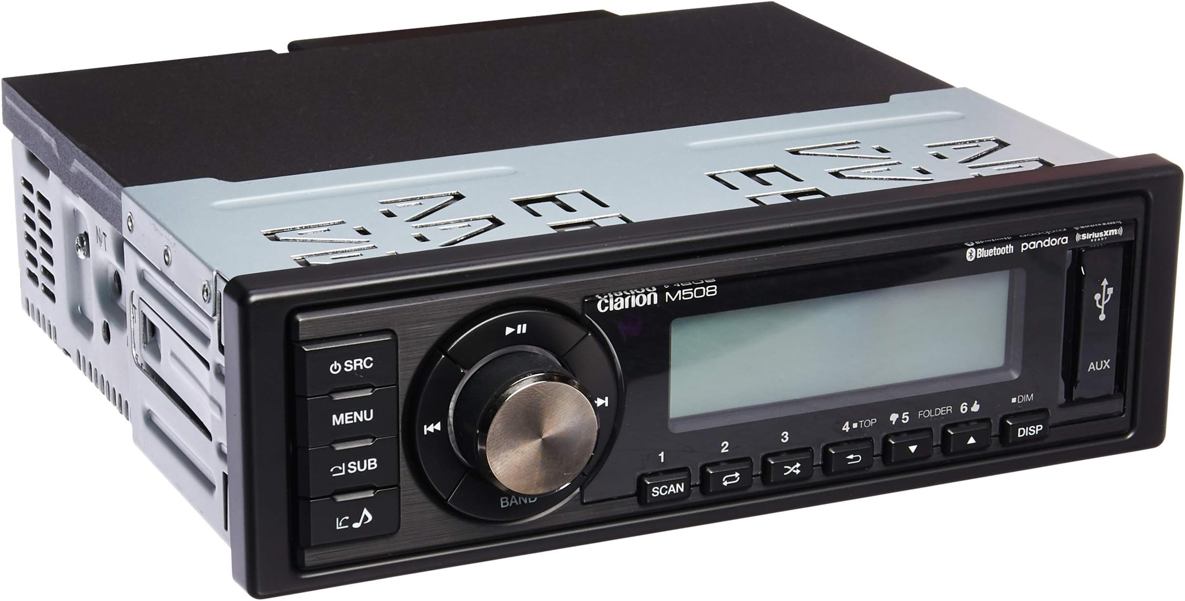Amazon.com: Clarion M508 Single-din in-Dash Marine-Grade Digital Media ...