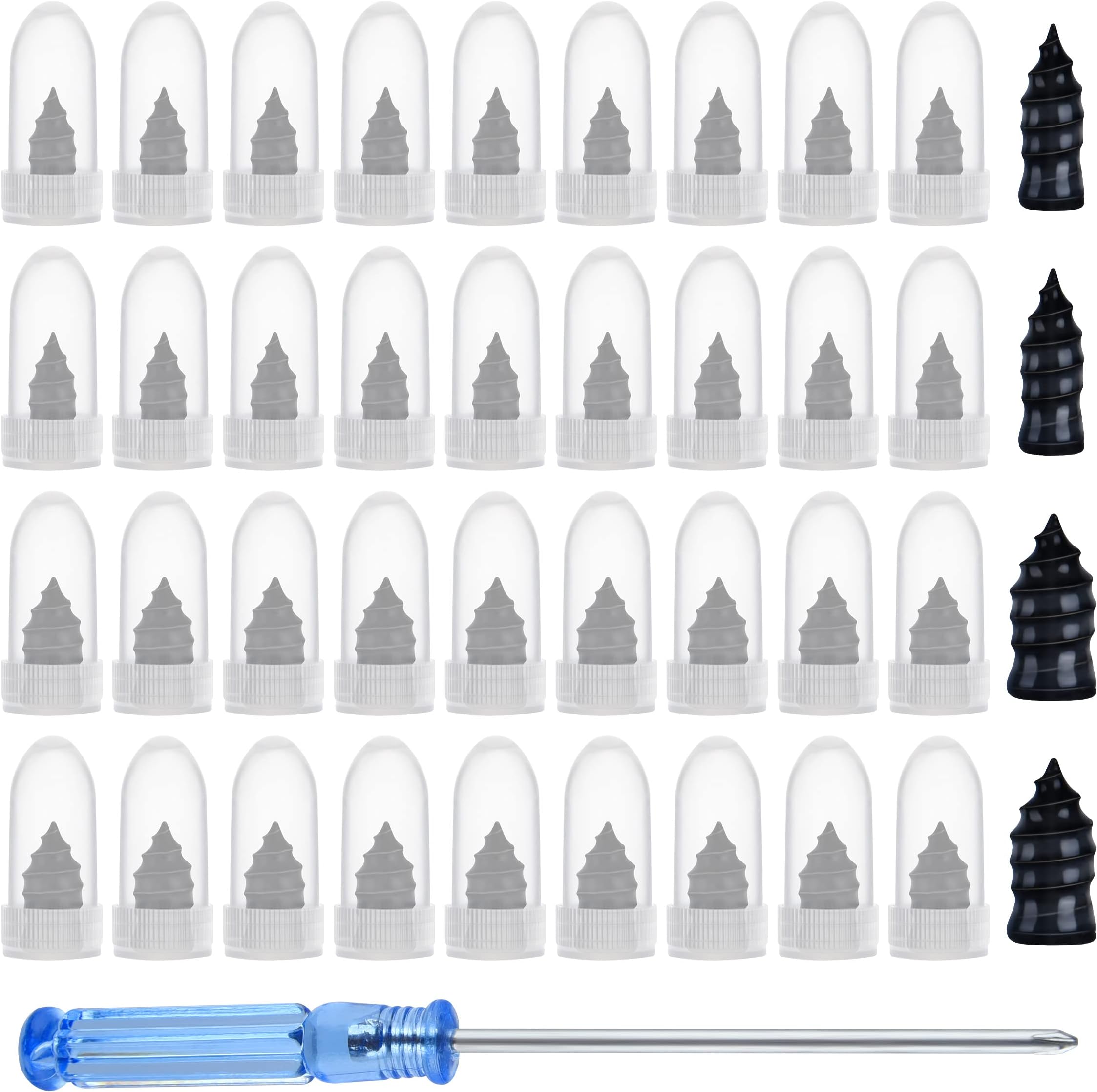 Sawanork 40 PCS Tire Repair Rubber Nail Set, Car Tire Fast Repair Nails ...