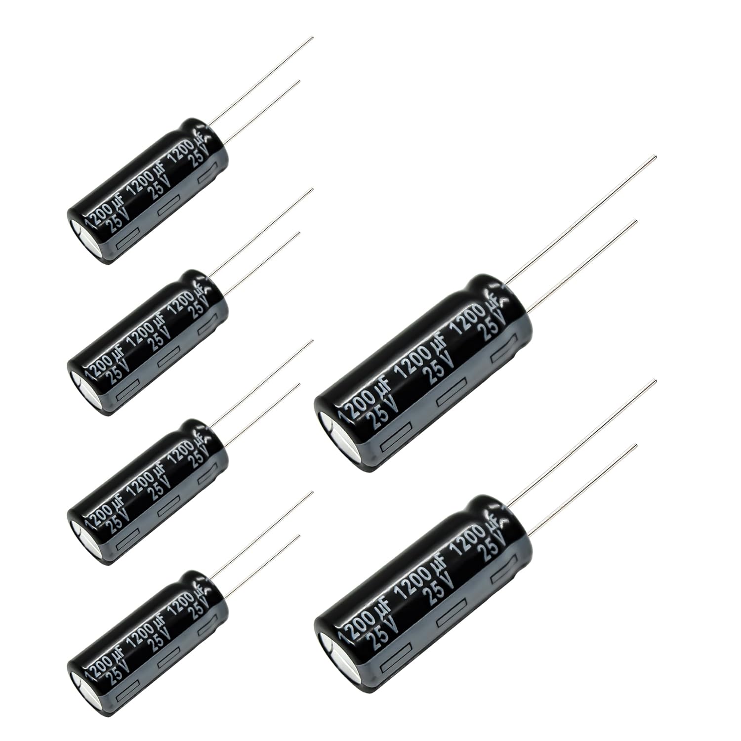 Replacement for 6 pcs Panasonic FR Series Capacitors 25V 1200uf Ultra ...