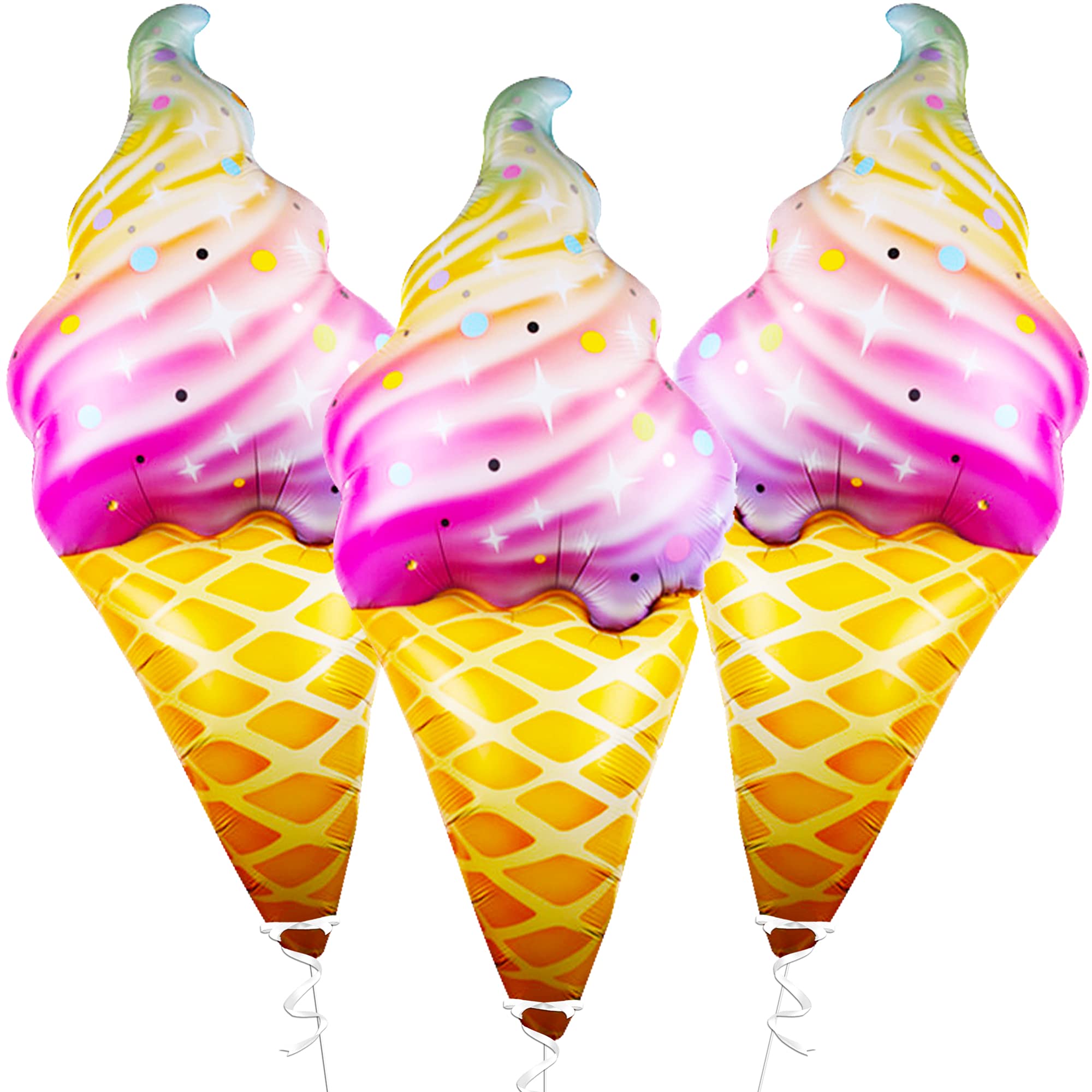 Buy Giant, Ice Cream Balloon for Party - 37 Inch Ice Cream Party ...