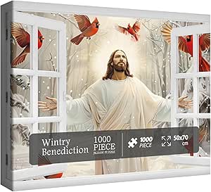 Jesus Christian Puzzles for Adults 1000 Piece, Religious Peaceful Faith ...