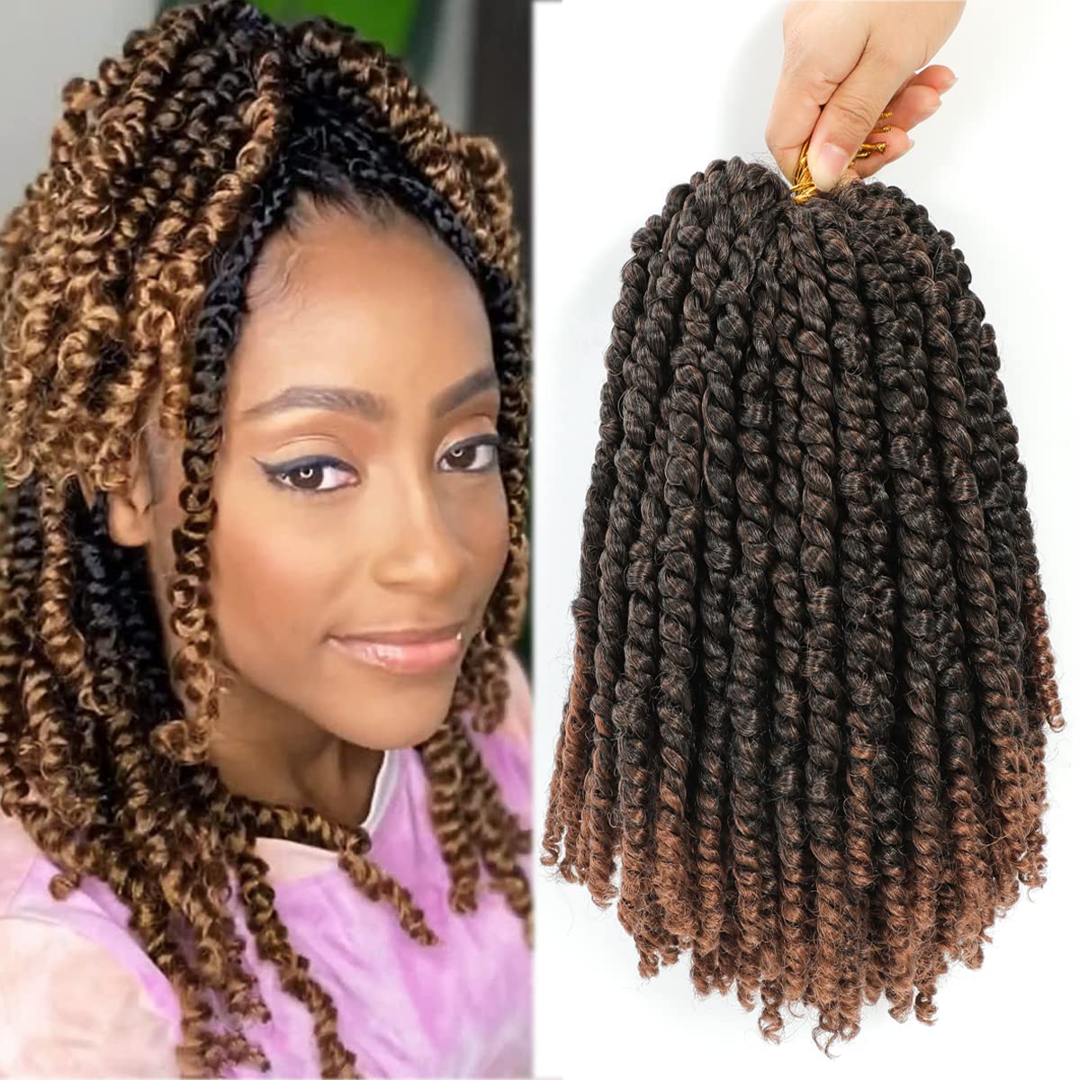 Passion Twist Hair 12 Inch Pre Twisted Passion Twist Crochet ...
