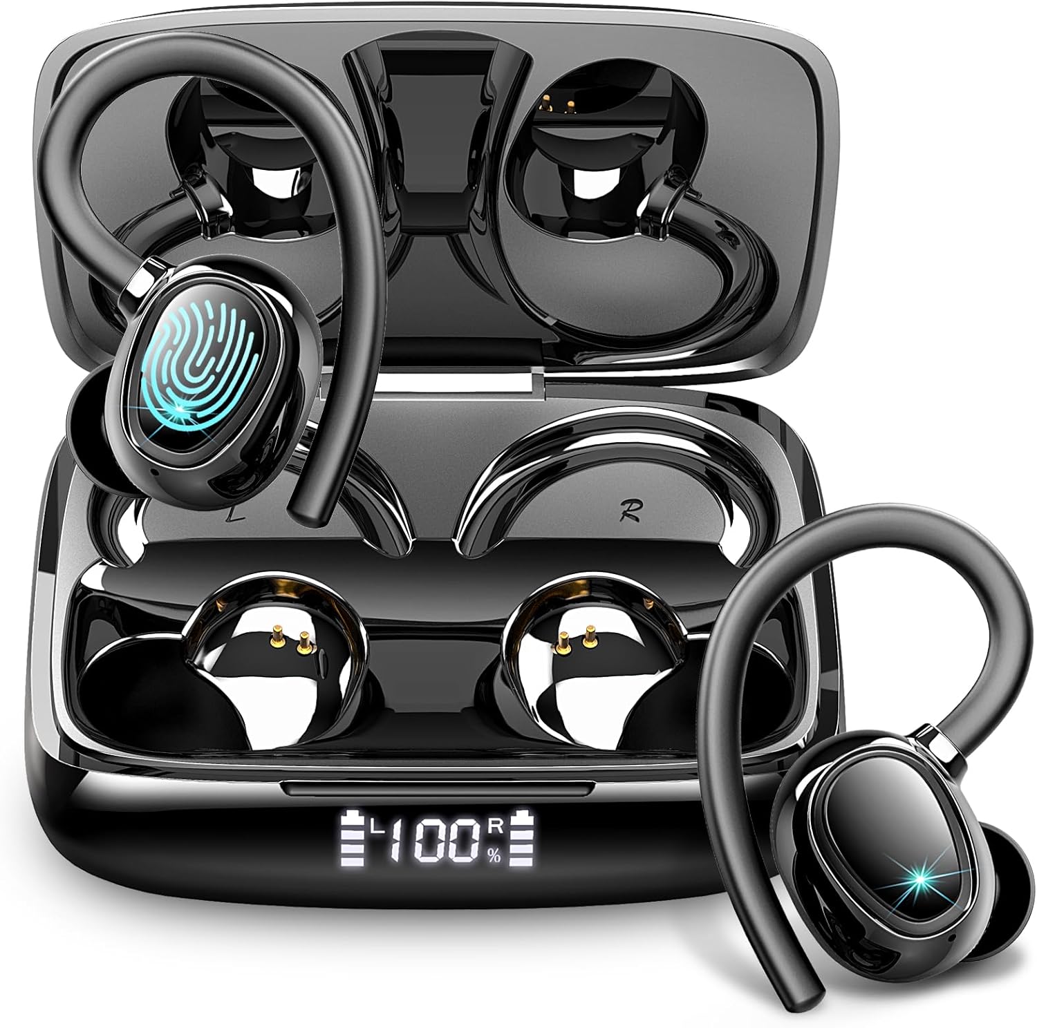 Amazon.com: Wireless Earbud NEW Bluetooth 5.3 Headphones Sport ...