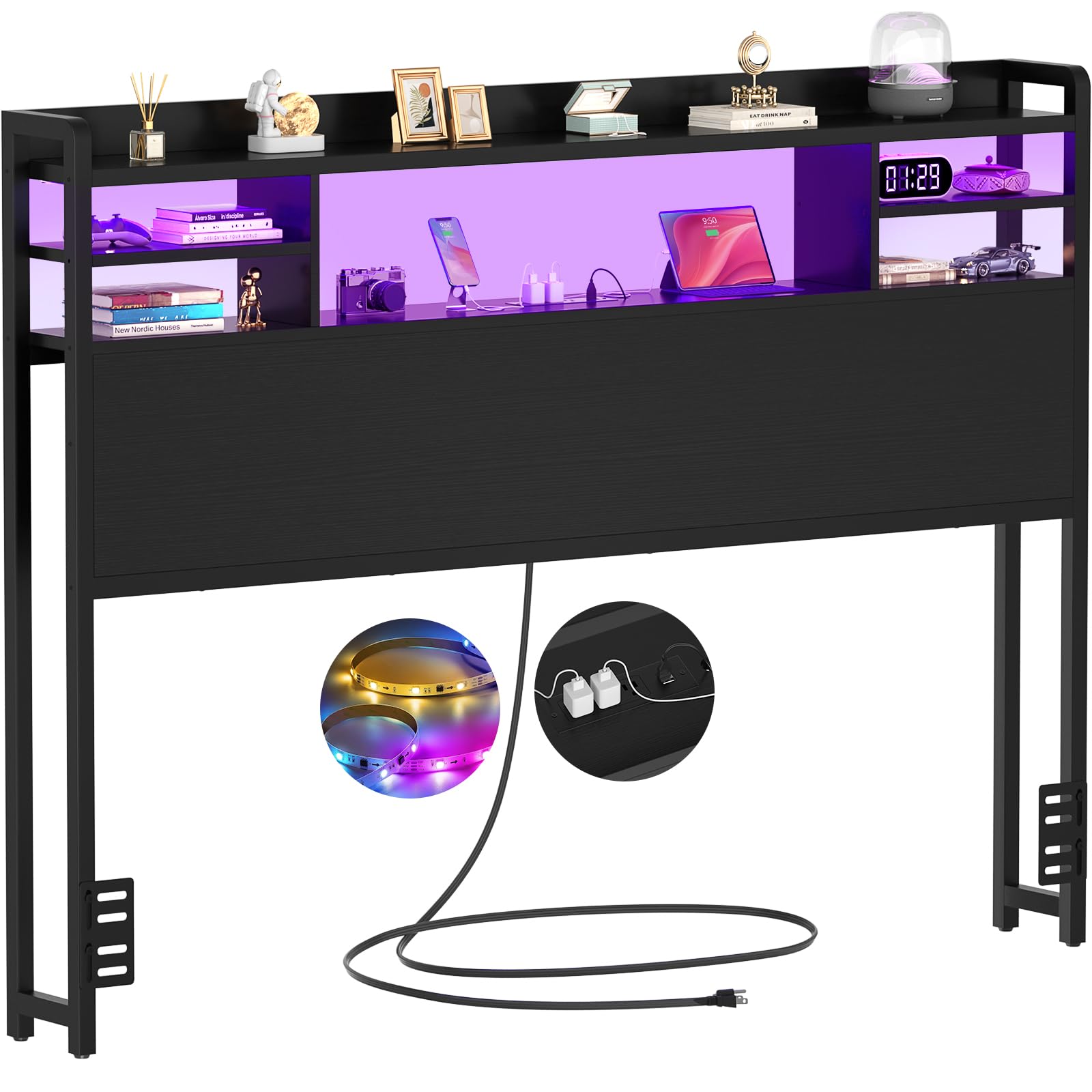 Snapklik.com : Aheaplus Headboard For Full Size Bed