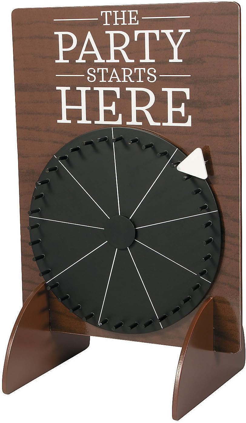 Amazon.com: Chalkboard Wheel Game for Wedding and Parties (wood) : Home ...