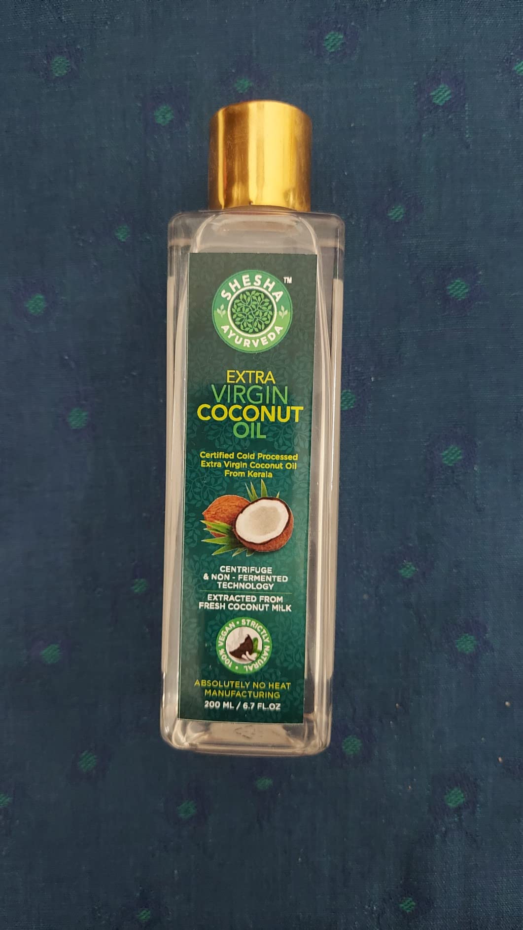 Shesha Ayurveda Cold Processed Extra Virgin Coconut Oil From Kerala ...