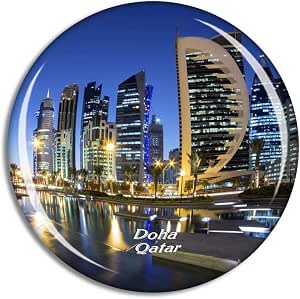 Amazon.com: Weekino Doha Qatar Fridge Magnet Travel Souvenir City ...