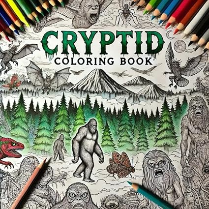 Amazon.com: Cryptid Coloring Book: A Journey into the World of ...