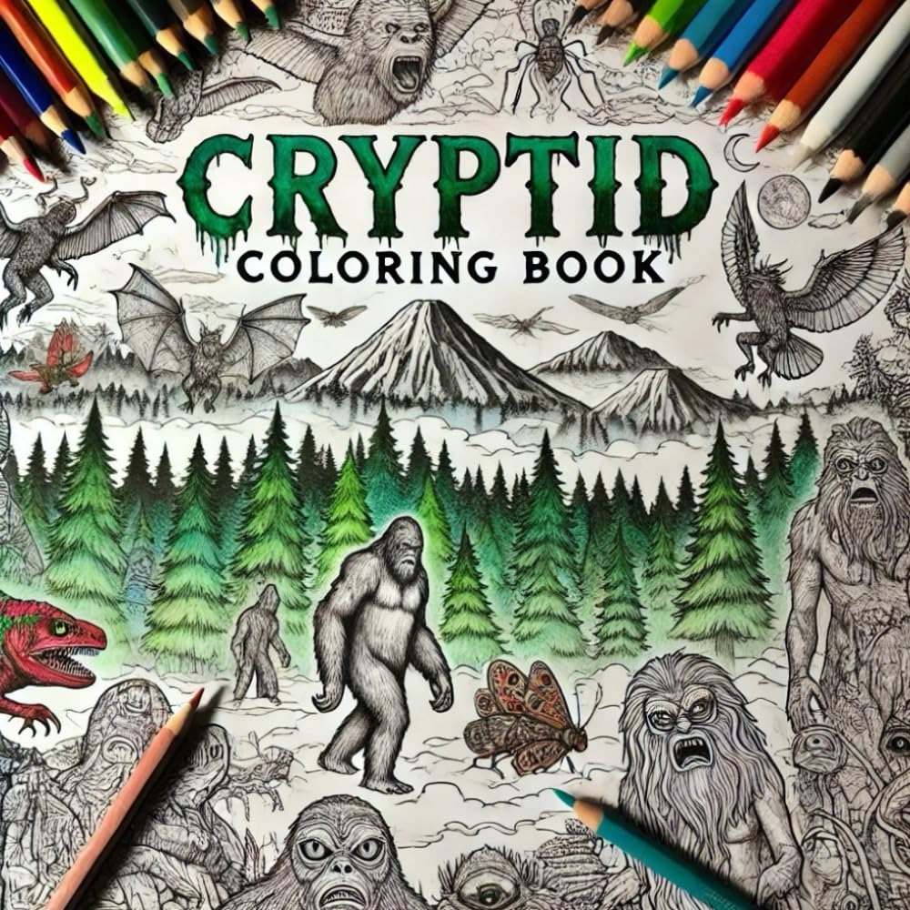 Amazon.com: Cryptid Coloring Book: A Journey into the World of ...