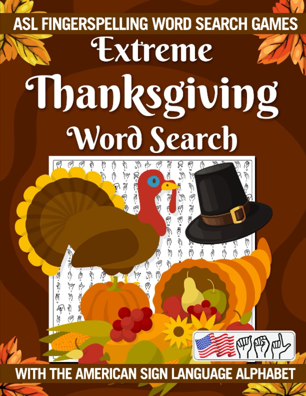 Buy Extreme Thanksgiving Word Search: ASL Fingerspelling Word Search ...
