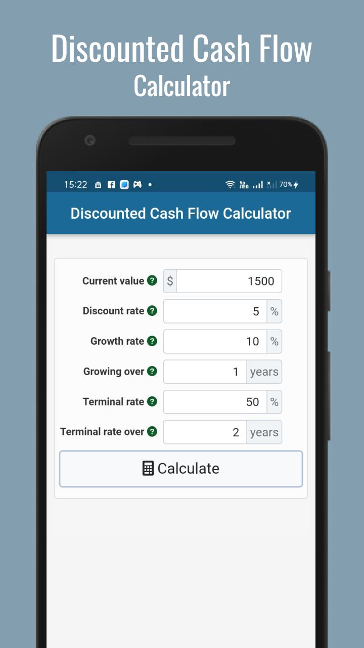 Discounted Cash Flow Calculator:www.amazon.com:Appstore for Android