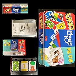 Amazon.com: Mattel Games UNO, Phase 10 and Pic Flip Bundle, 3 Mattel ...