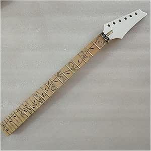 Amazon.com - Electric Guitar Neck 24 Fret Maple Parts Replacement for ...
