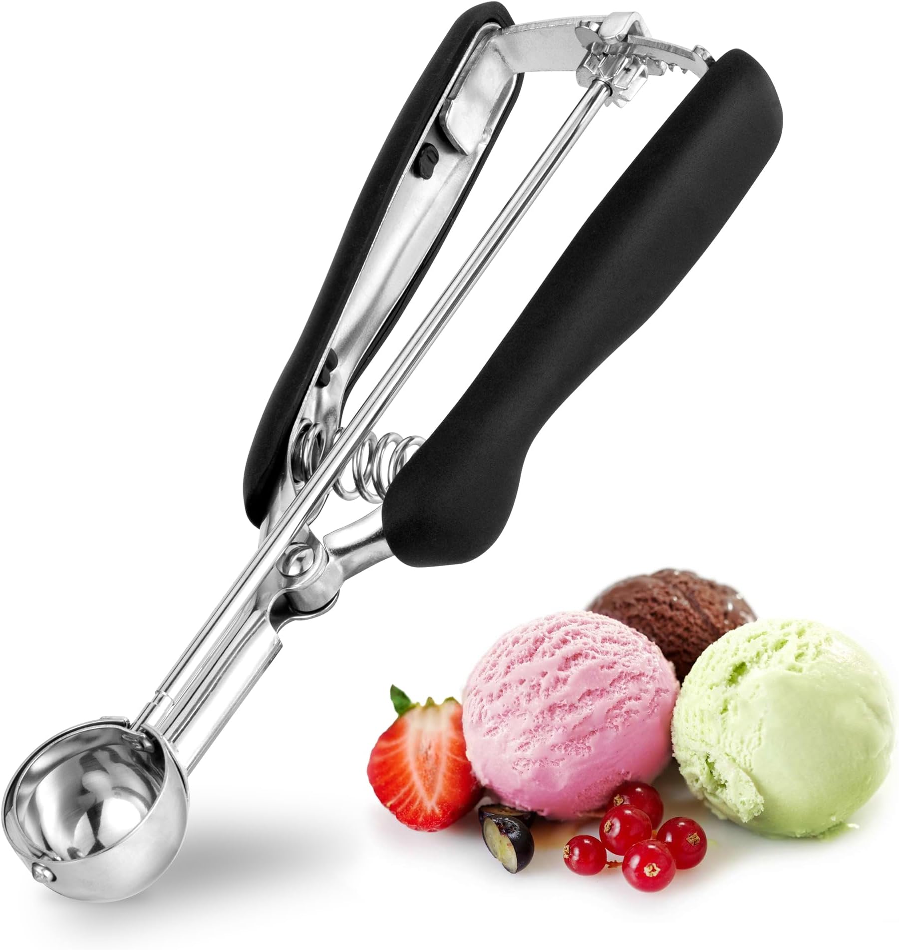 Amazon.com: 2 Pack Double Ended Headed Fruit Icecream Ball Spoon ...
