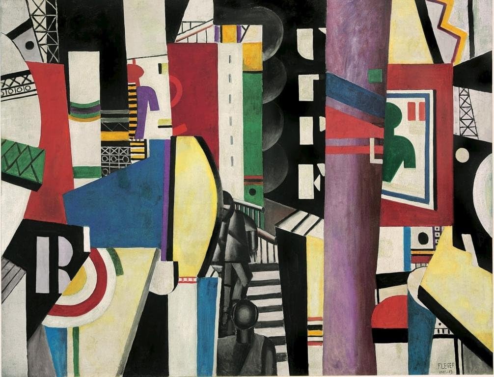 Amazon.com: Fernand Léger The City Circa 1919 Cubism, Avant Garde Art ...